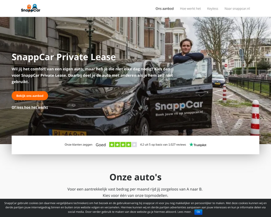 SnappCar - LeasemaatschappijVergelijken